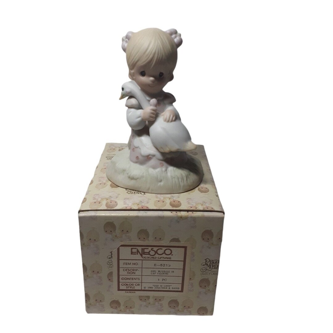 God is Love Precious Moments Enesco Porcelain 1999 E5213R Limited ...