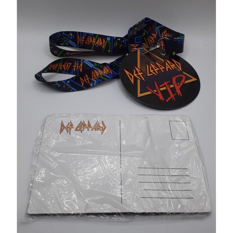 Def Leppard Band Memorabilia Travel Carry on Tote BAG VIP Lanyard ...