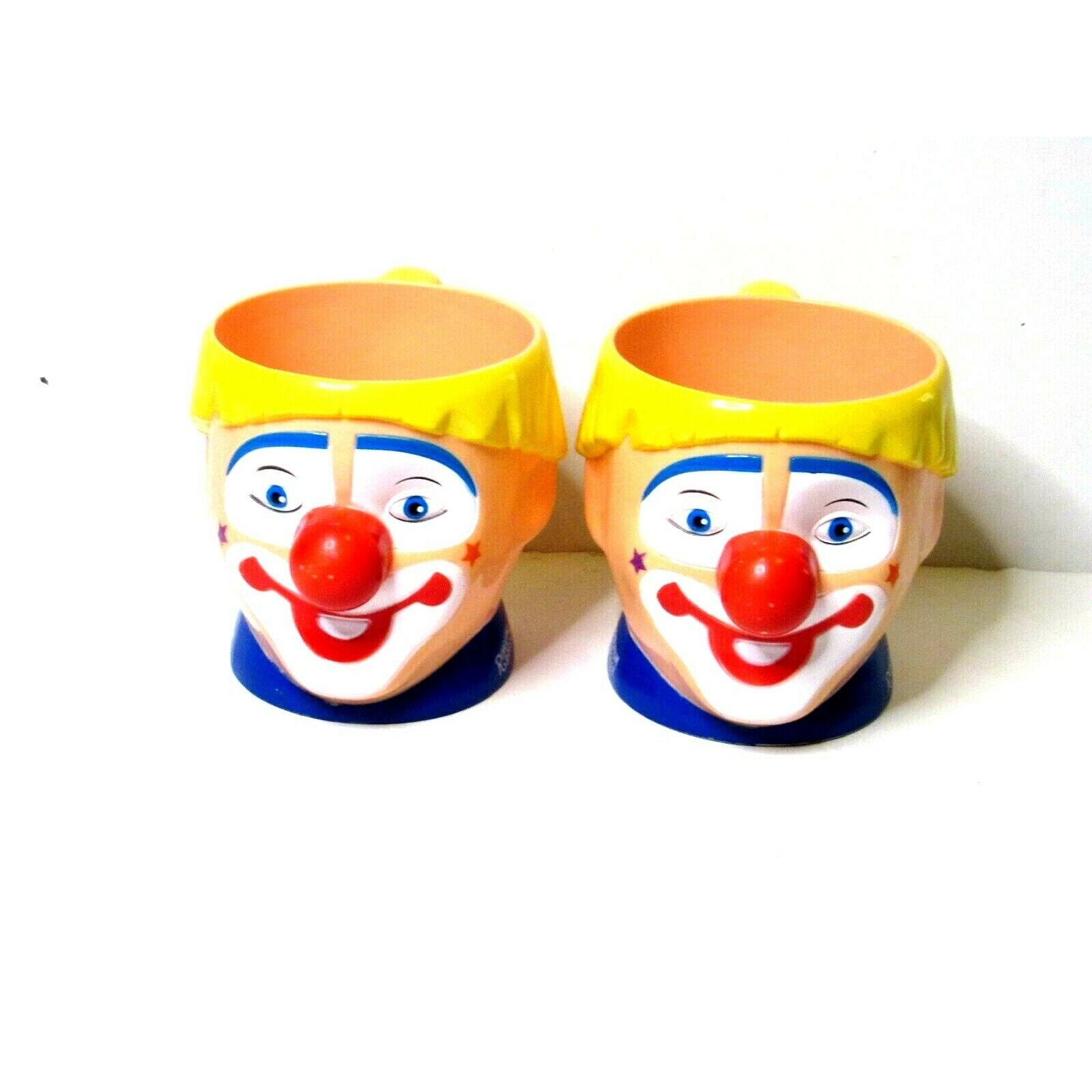 Circus Souvenir Ringling Bros Barnum and Baily Plastic Clown Cups NOS ...