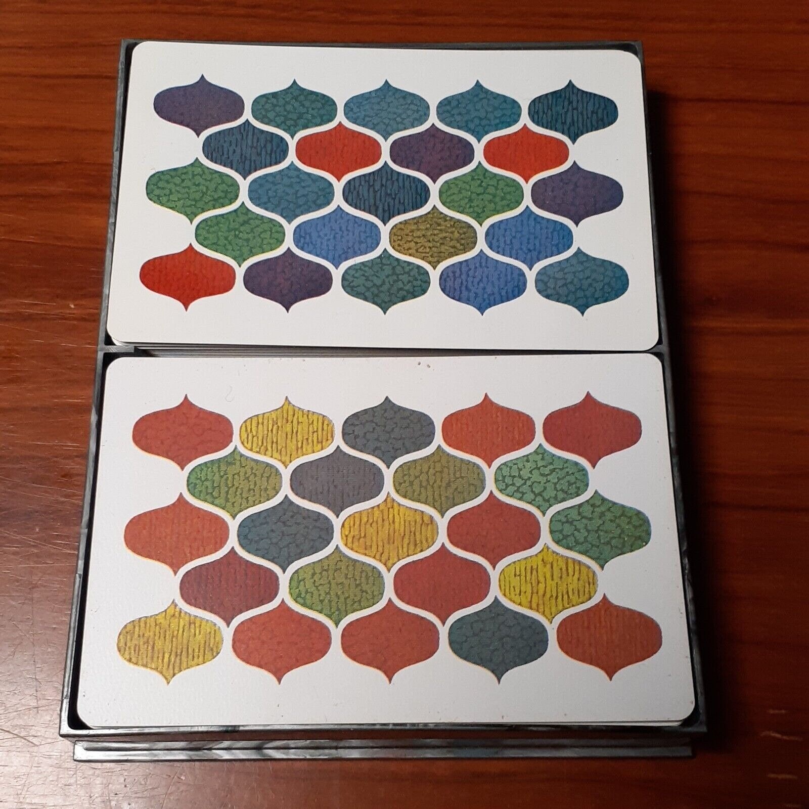 Mid Century Playing Cards Double Deck Mod MCM From the Akron Burbank ...