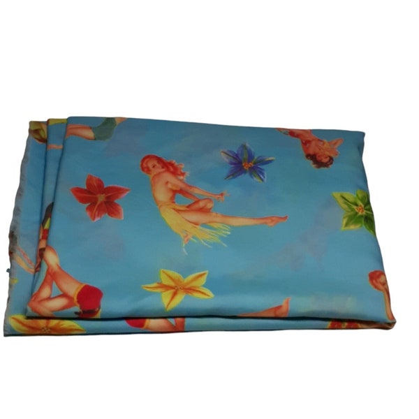 Pinup Girl Fabric - Etsy