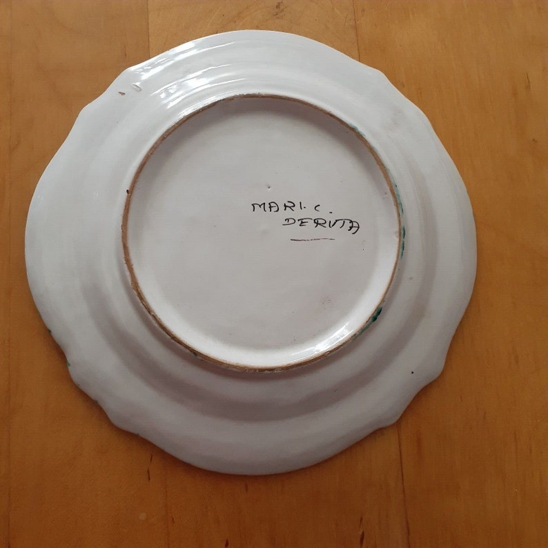 Deruta Italian Pottery Orvieto Green Rooster Hand Painted - Etsy