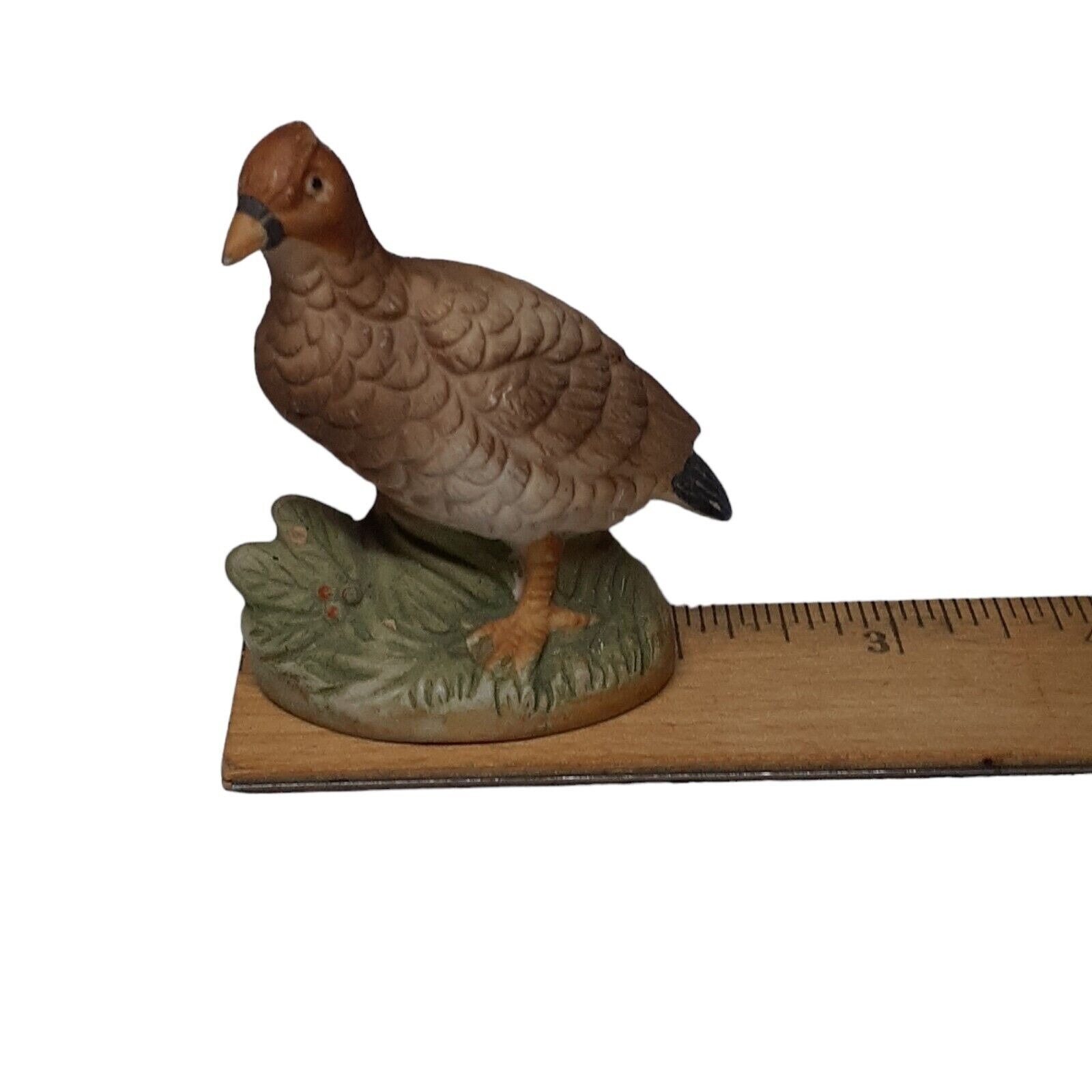 Partridge Quail Grouse Figurine Ceramic Christmas Bird 2.5" Tall - Etsy