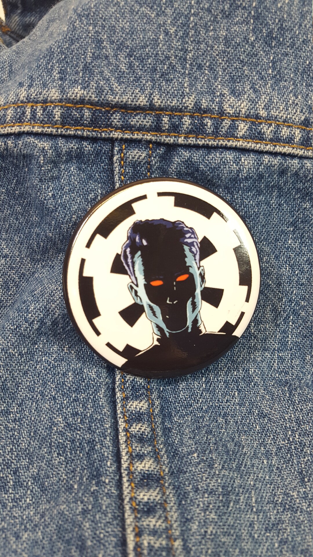 Thrawn/ Grand Admiral Thrawn/art Print /button/ 2.25/pin/star Wars ...