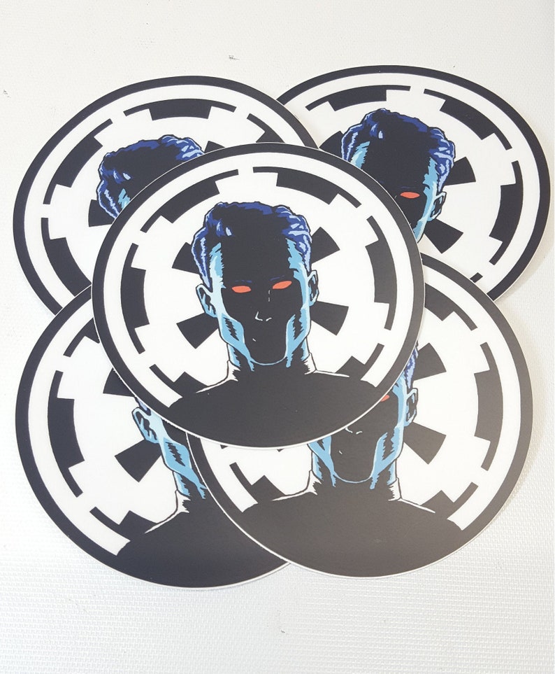 Sticker/thrawn/star Wars/clone Wars/4"/vinyl Stickers/waterproof - Etsy