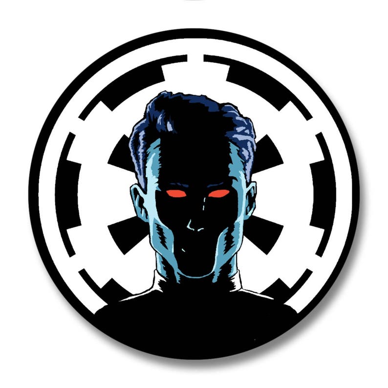 Thrawn/ Grand Admiral Thrawn/art Print /button/ - Etsy