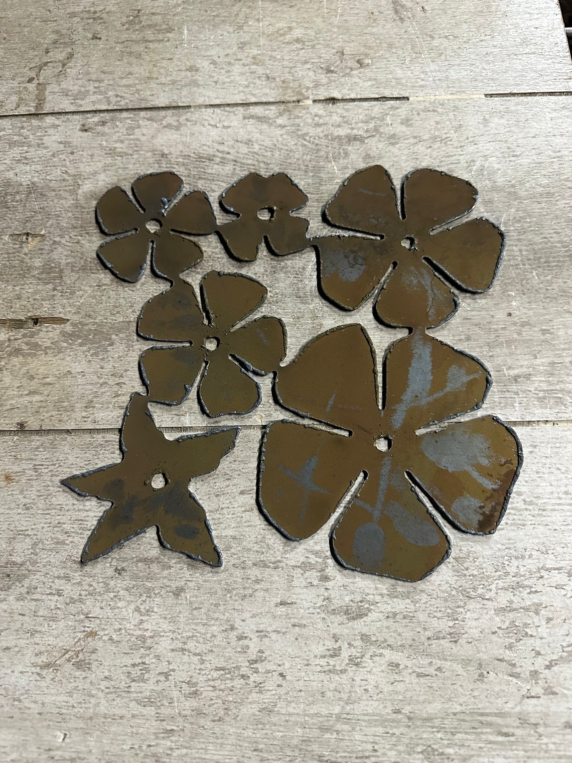 DIY Metal Rose Pattern Pieces - Etsy