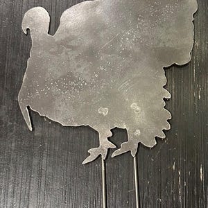 Turkey Plant Stake Garden Stake Metal Decoration Plant Accessory - Etsy