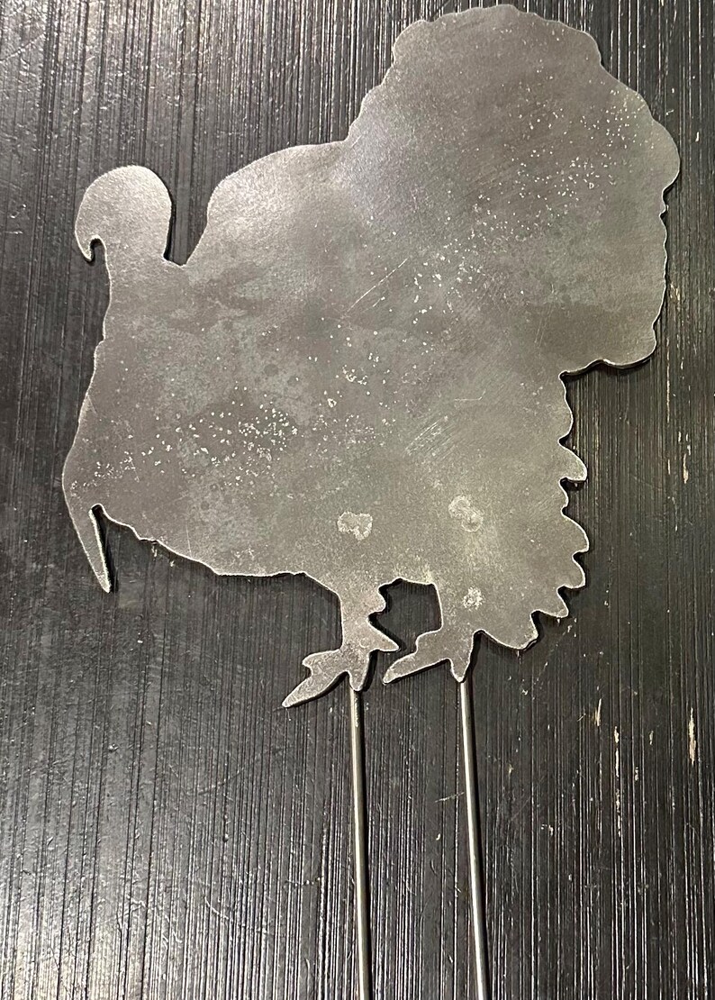 Turkey Plant Stake Garden Stake Metal Decoration Plant Accessory - Etsy