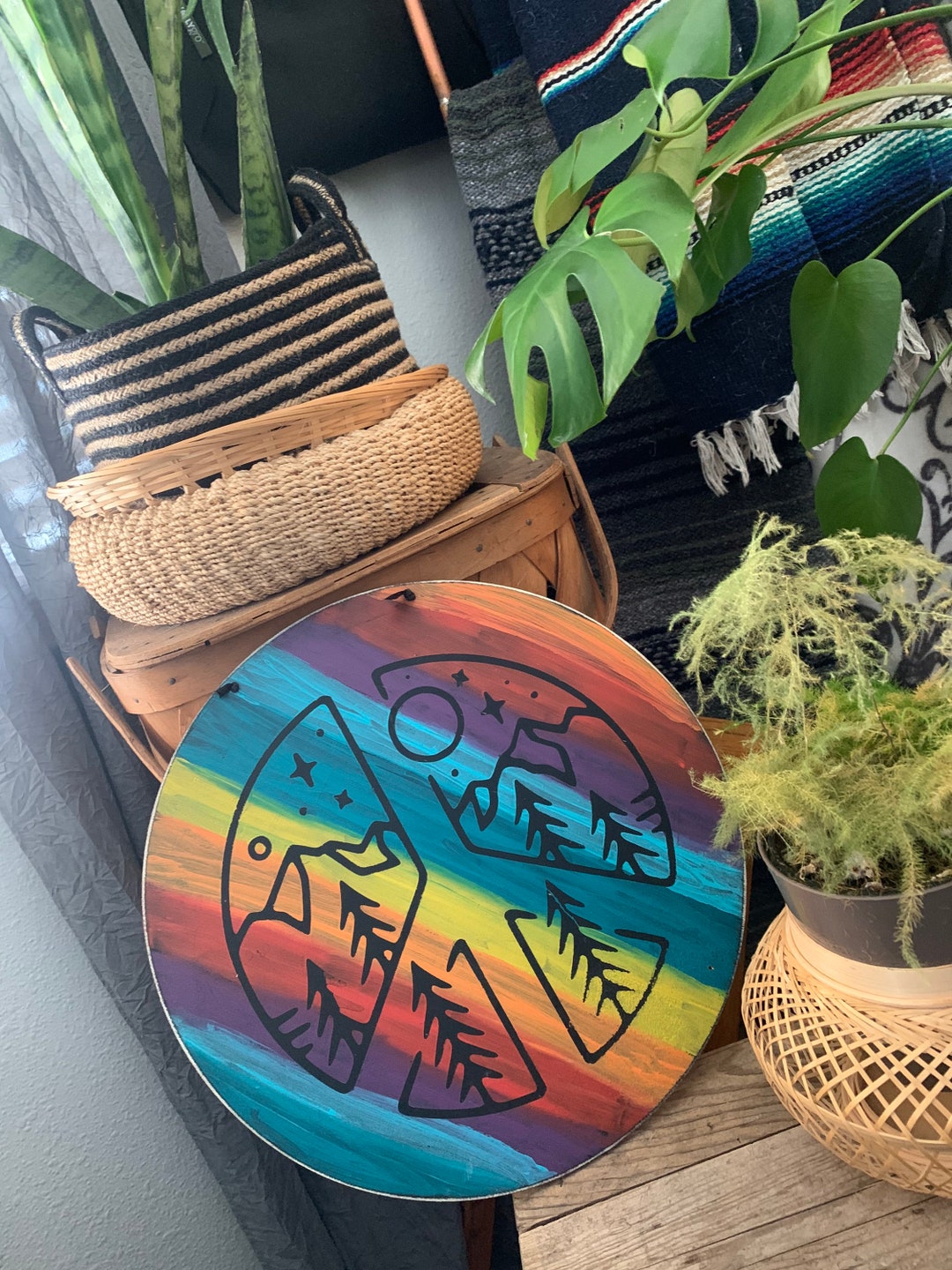 World Peace Round Sign//world Peace Sign// Peace Sign - Etsy