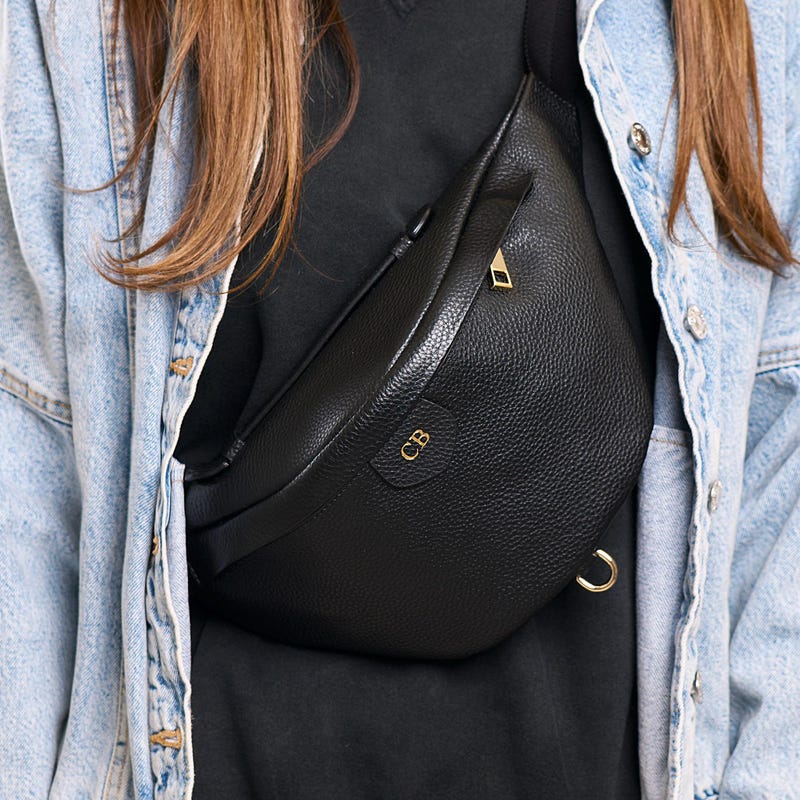 Leather Hip Bag - Etsy
