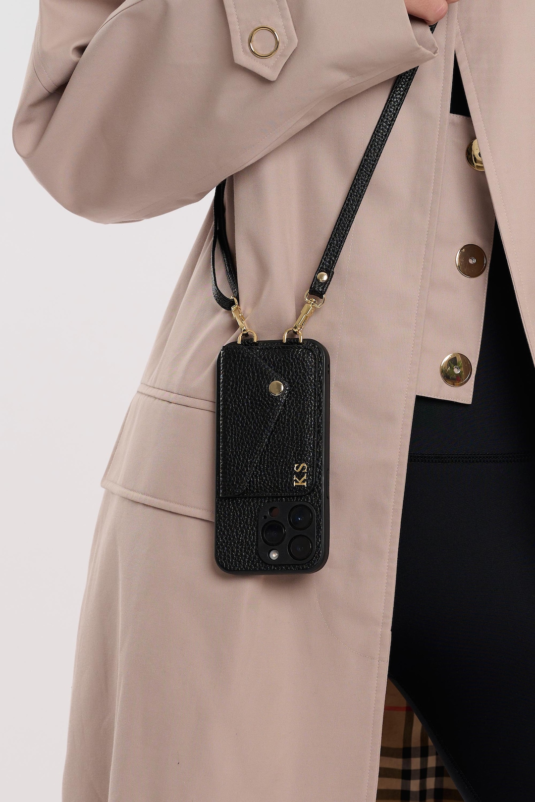 Crossbody Leather iPhone Case -NEW iPhone 17, 17 Pro and 17 Pro Max ...