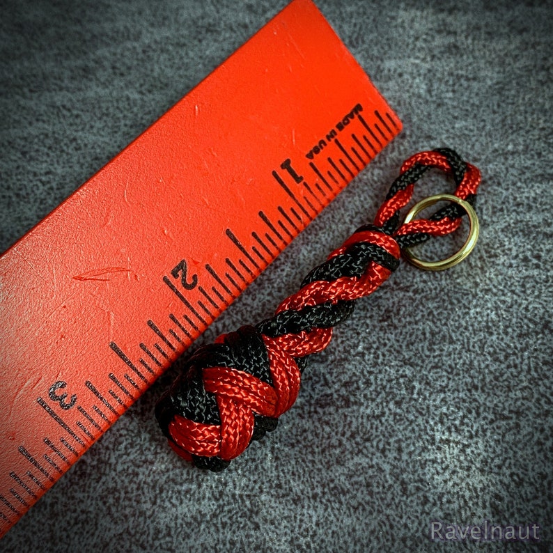 Nautical-inspired Paracord Key Fobs: the Cursed Pirate Black & Red ...