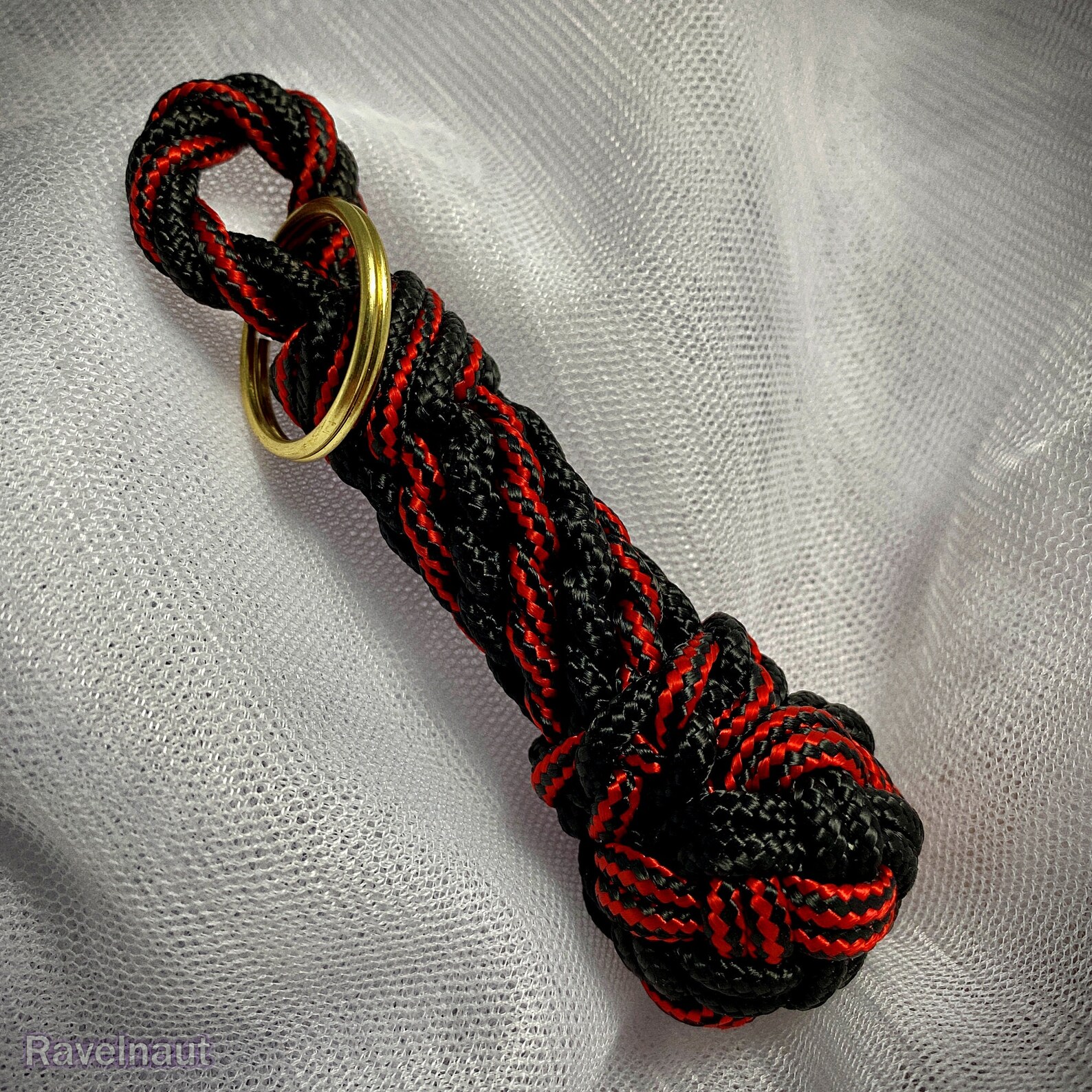 Nautical-inspired Paracord Key Fobs: the Cursed Pirate Black & Red ...