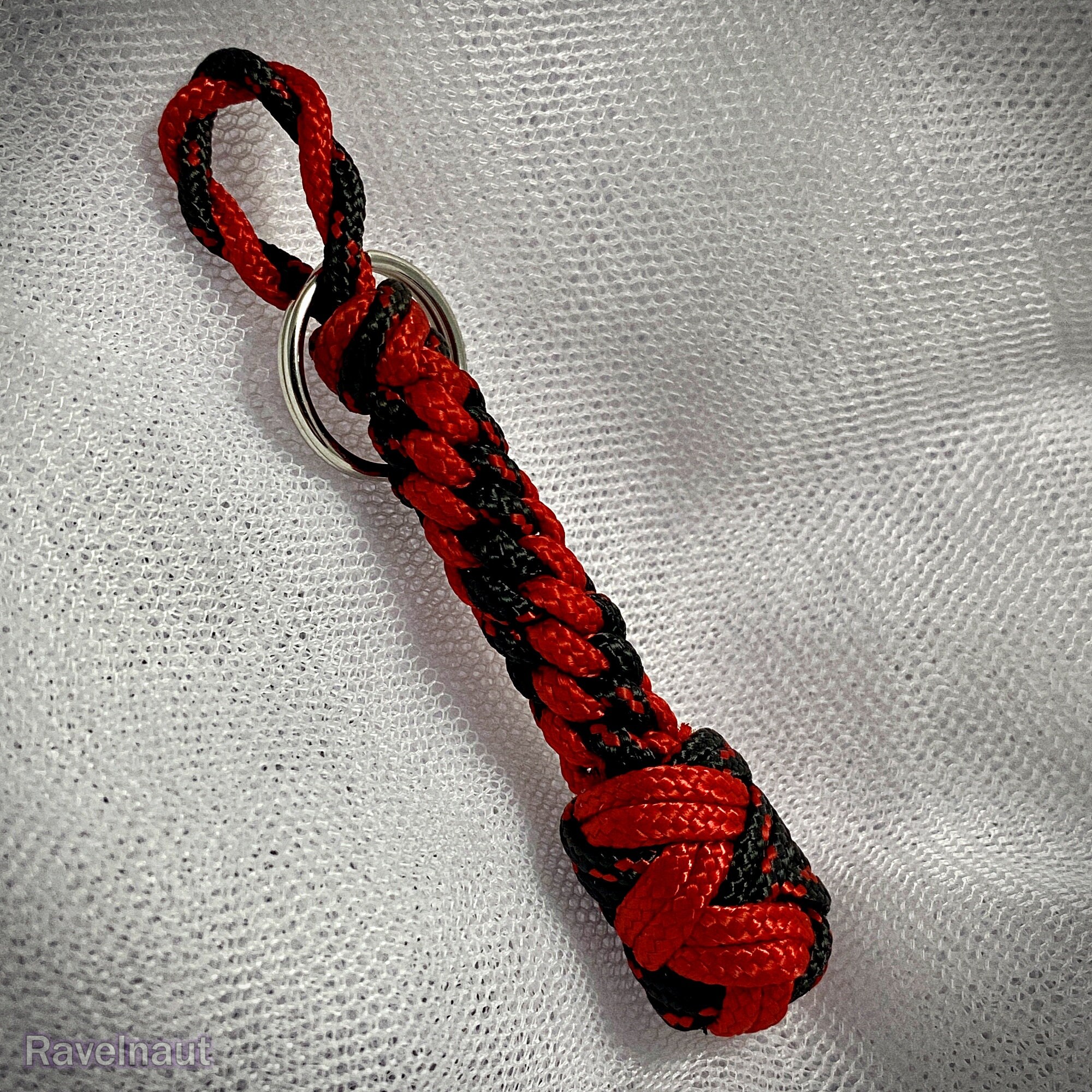 Nautical-inspired Paracord Key Fobs: the Cursed Pirate Black & Red ...