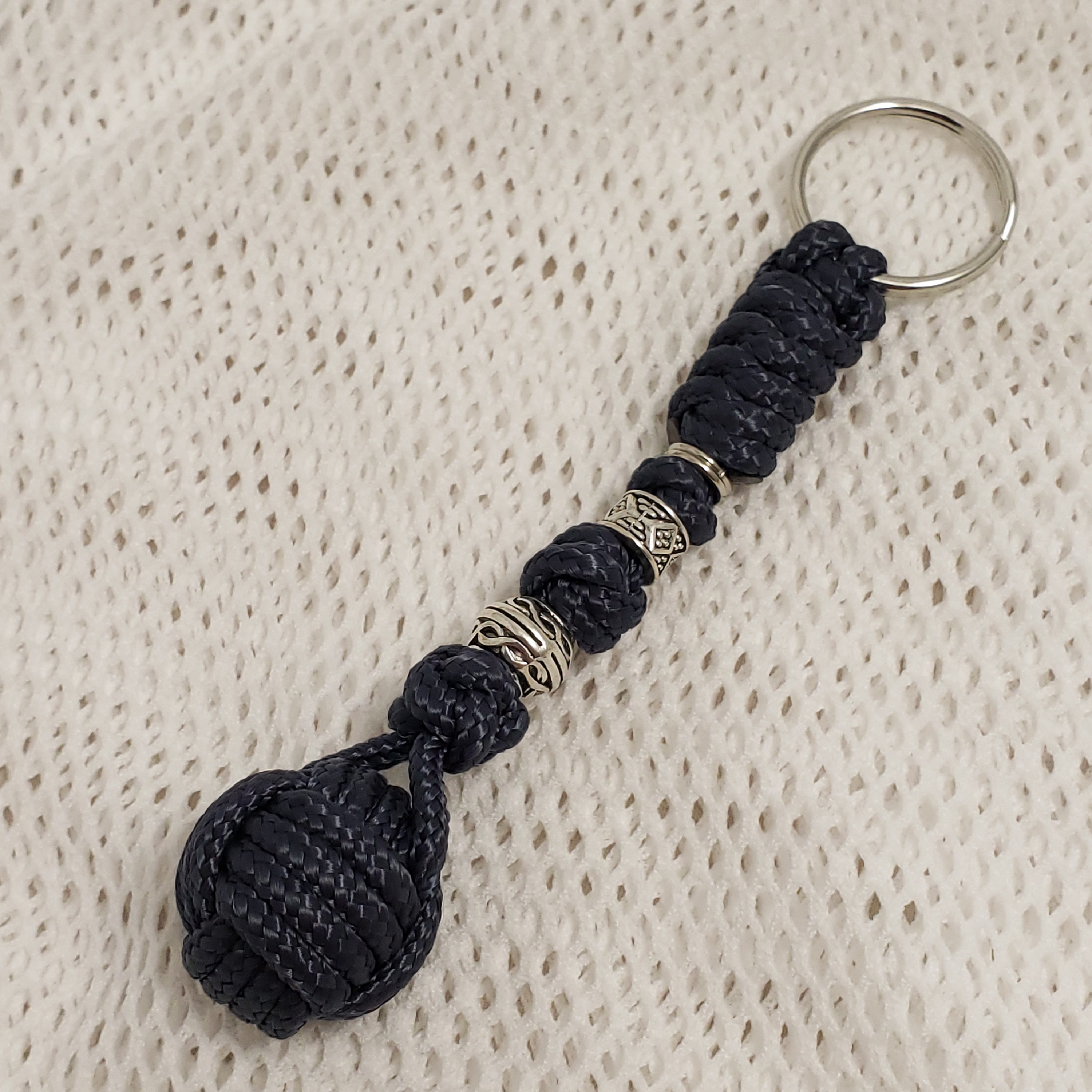 Fancy Monkey Fist Keychain - Etsy