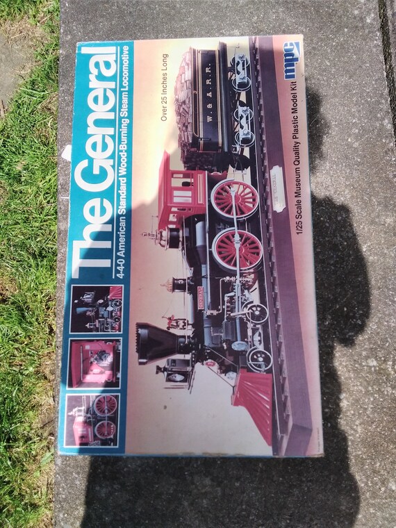 The General 4-4-0 Steam Locomotive Model Kit 1/255 - Etsy