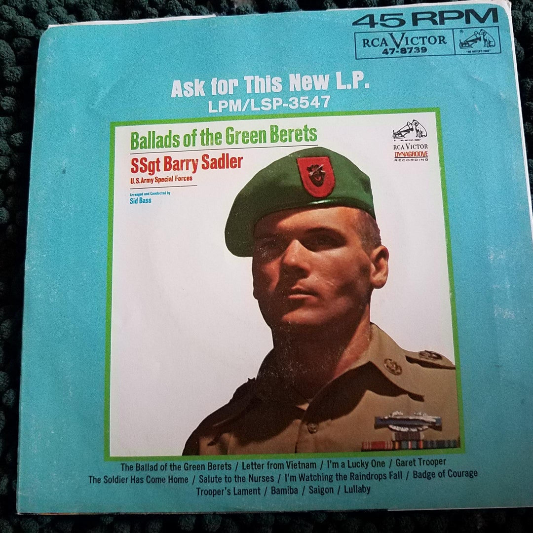 Ballad of the Green Berets Lp - Etsy