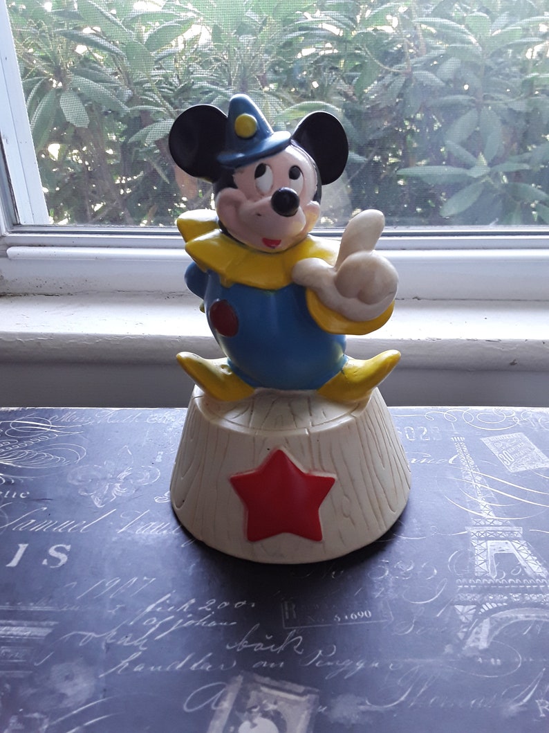 Mickey Mouse Clown Bank - Etsy