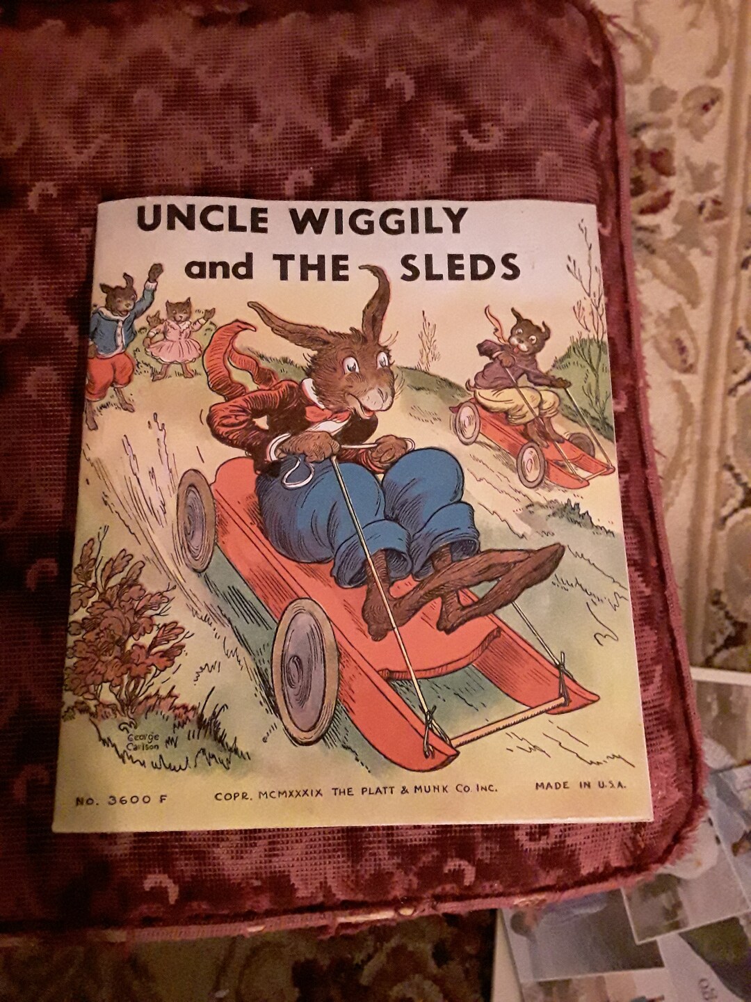 Uncle Wiggly and the Sleds6 - Etsy