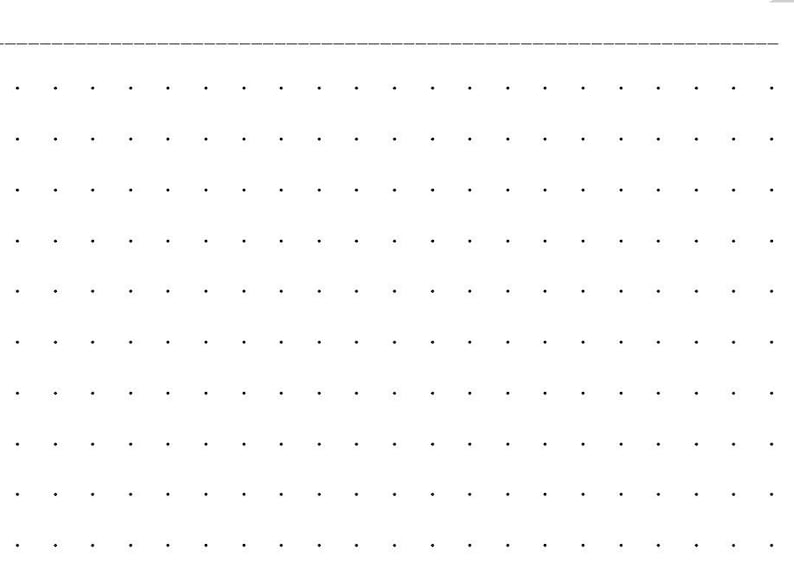 Printable Happy Planner Bullet Journal Inserts dot Grid Design - Etsy