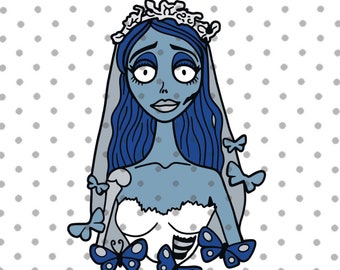 Corpse Bride Svg | Etsy
