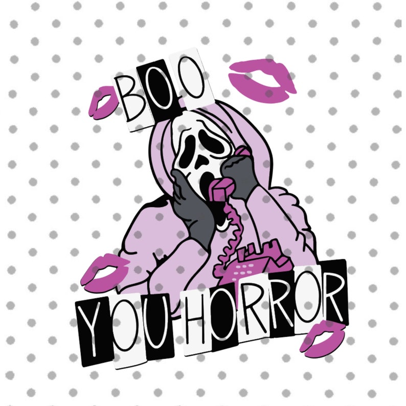 Ghostface SVG Scream Svg Boo You Whore SVG - Etsy Australia