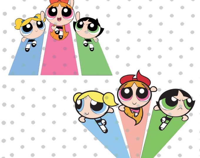 3 Powerpuff Girls Svg | Blossom | Blossom SVG | Decal | Starbucks Cup ...