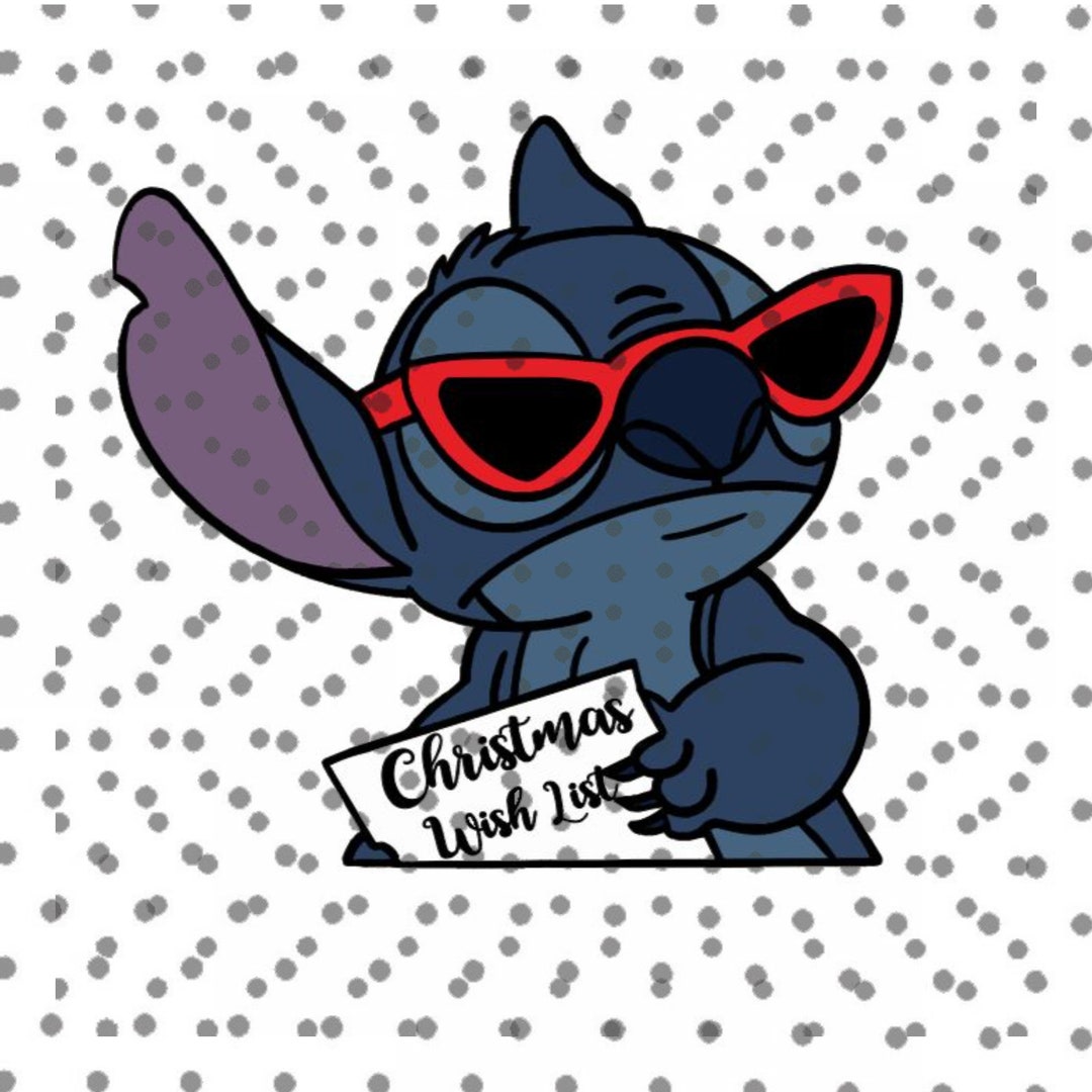 Stitch Christmas Wish List SVG | CUTTING File | Lilo and Stitch ...
