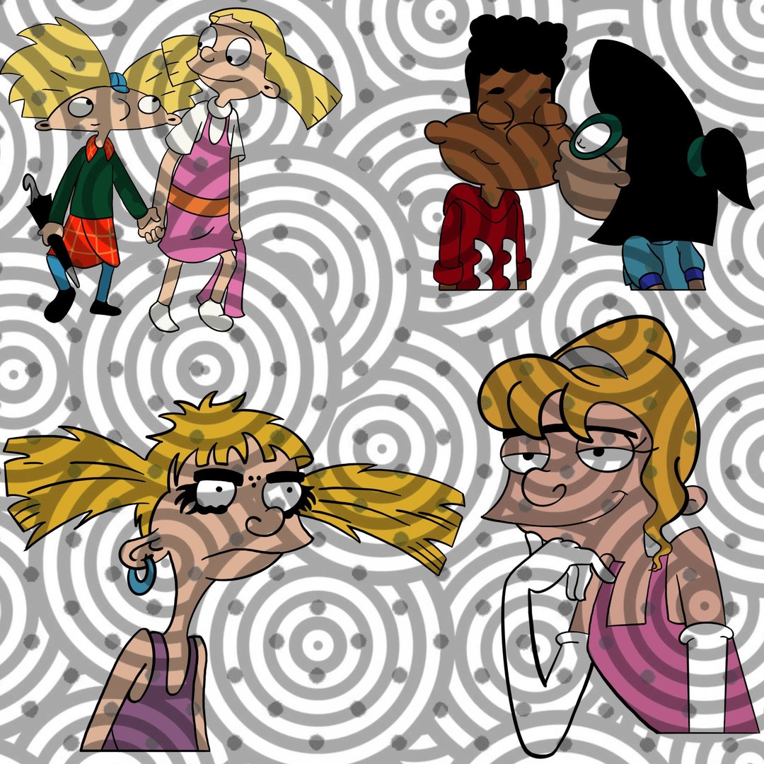 Hey Arnold SVG Helga SVG Helga Pataki Gerald Phoebe - Etsy Israel