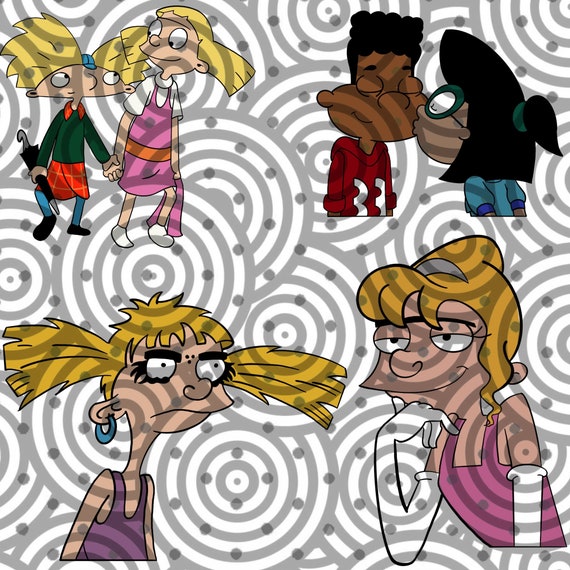 Hey Arnold SVG Helga SVG Helga Pataki Gerald Phoebe | Etsy UK