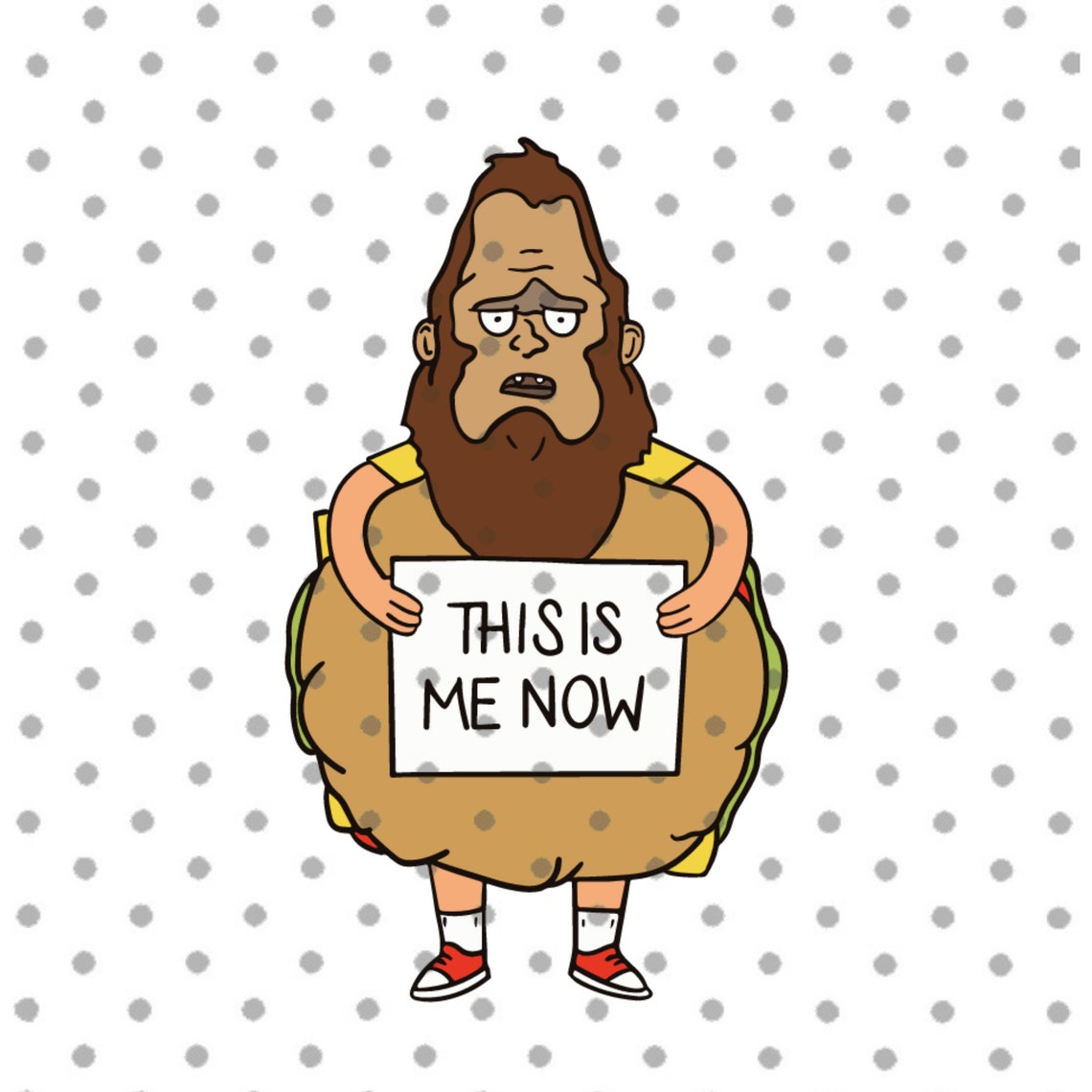 Beefsquatch SVG Bobs Burgers SVG - Etsy