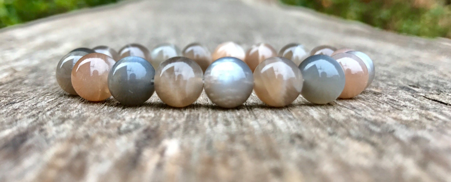 Blood Moonstone Bracelet Handmade 8mm Blood Moonstone Beaded - Etsy ...