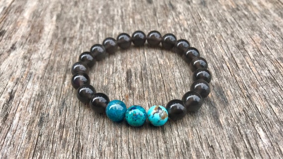 Sky Blue Chinese Turquoise Shattuckite Apatite and Ice | Etsy