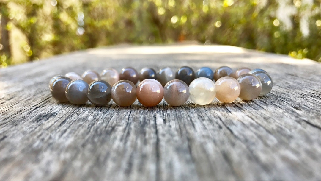 Blood Moonstone Bracelet Handmade 8mm Blood Moonstone Beaded - Etsy ...