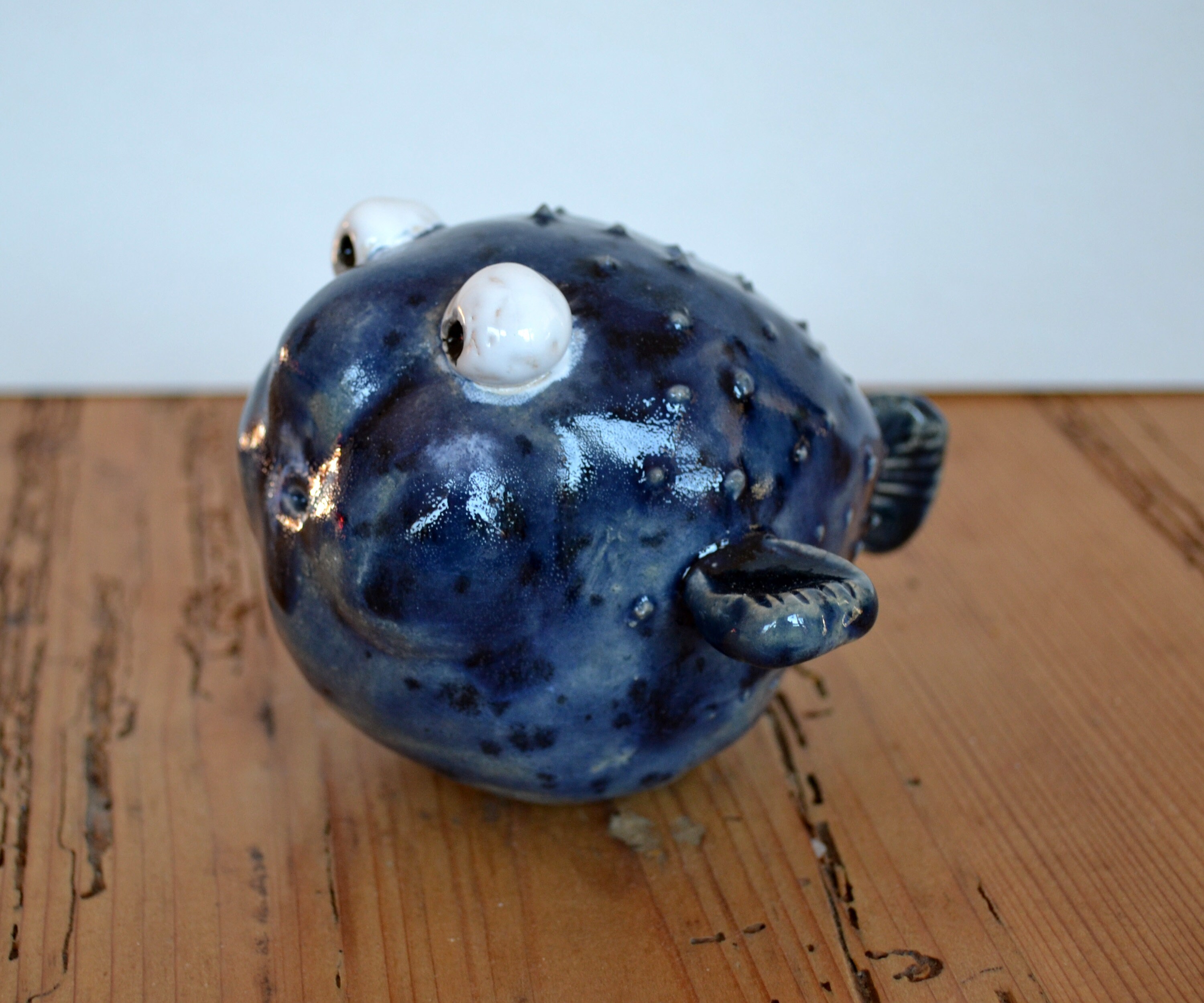 Ceramic puffer fish Fritz