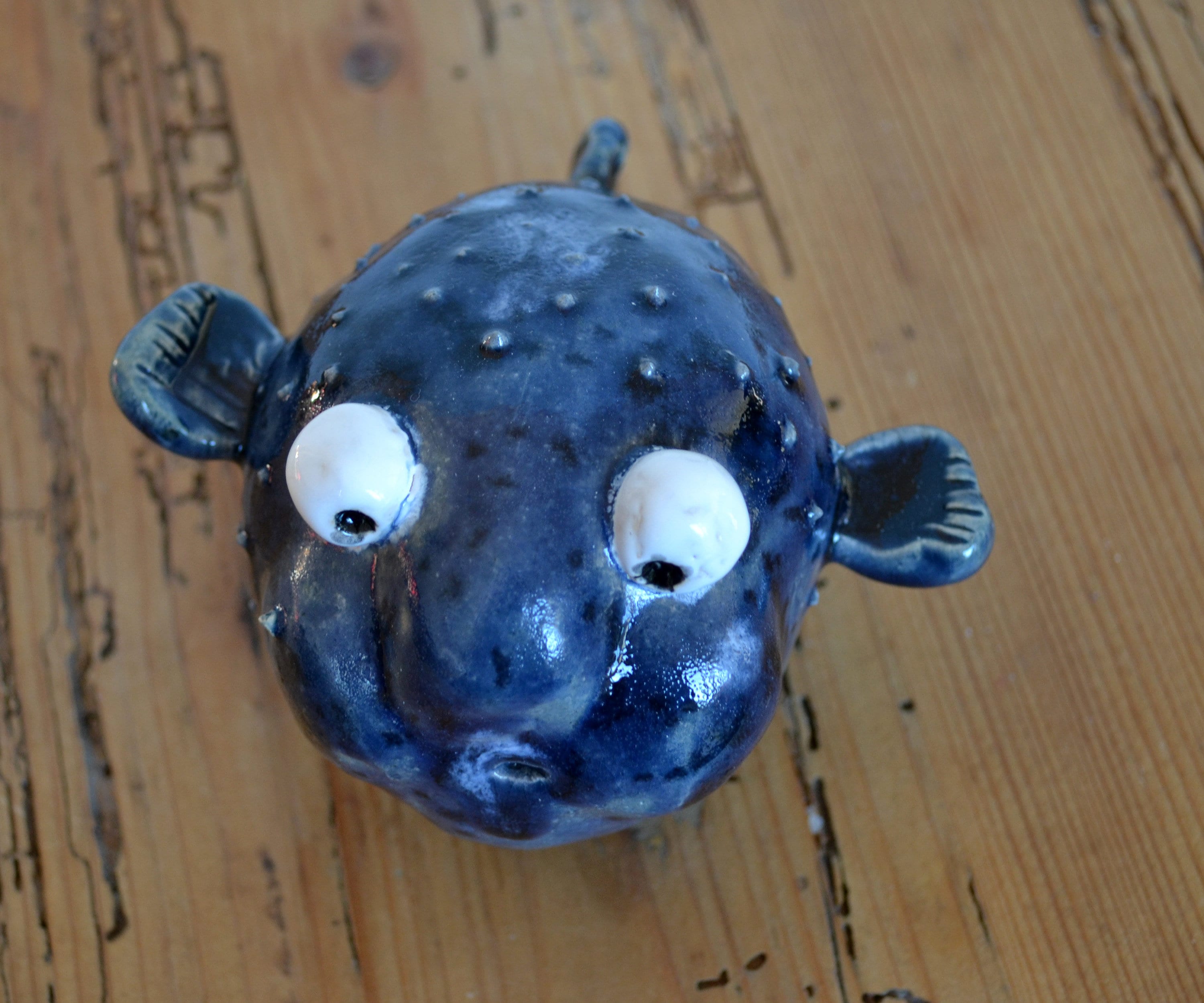 Ceramic puffer fish Fritz