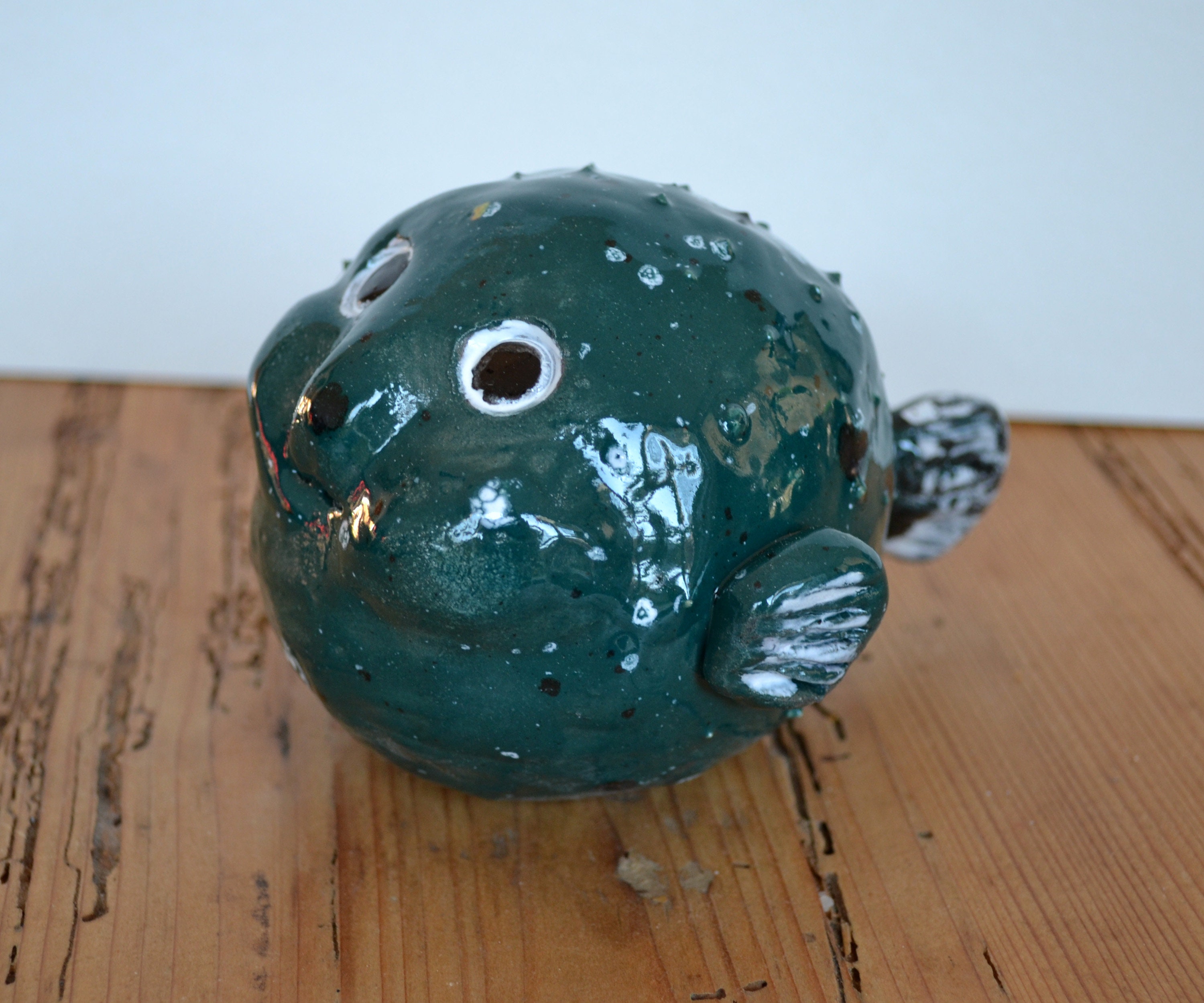 Ceramic puffer fish Oskar
