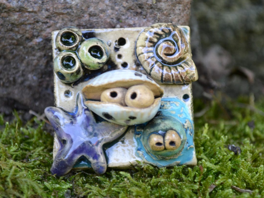 Mini Ceramic Picture With Shell Alessandro - Etsy