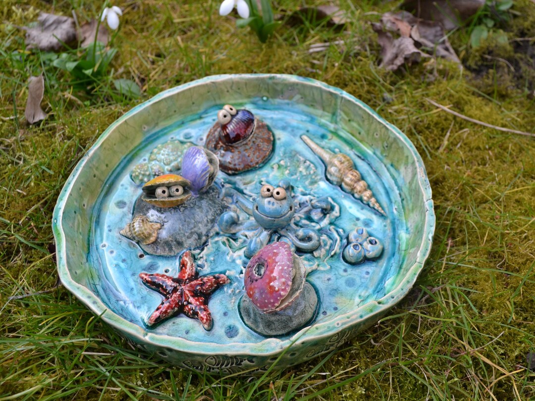 Ceramic Insect Waterer a Day at the Sea - Etsy