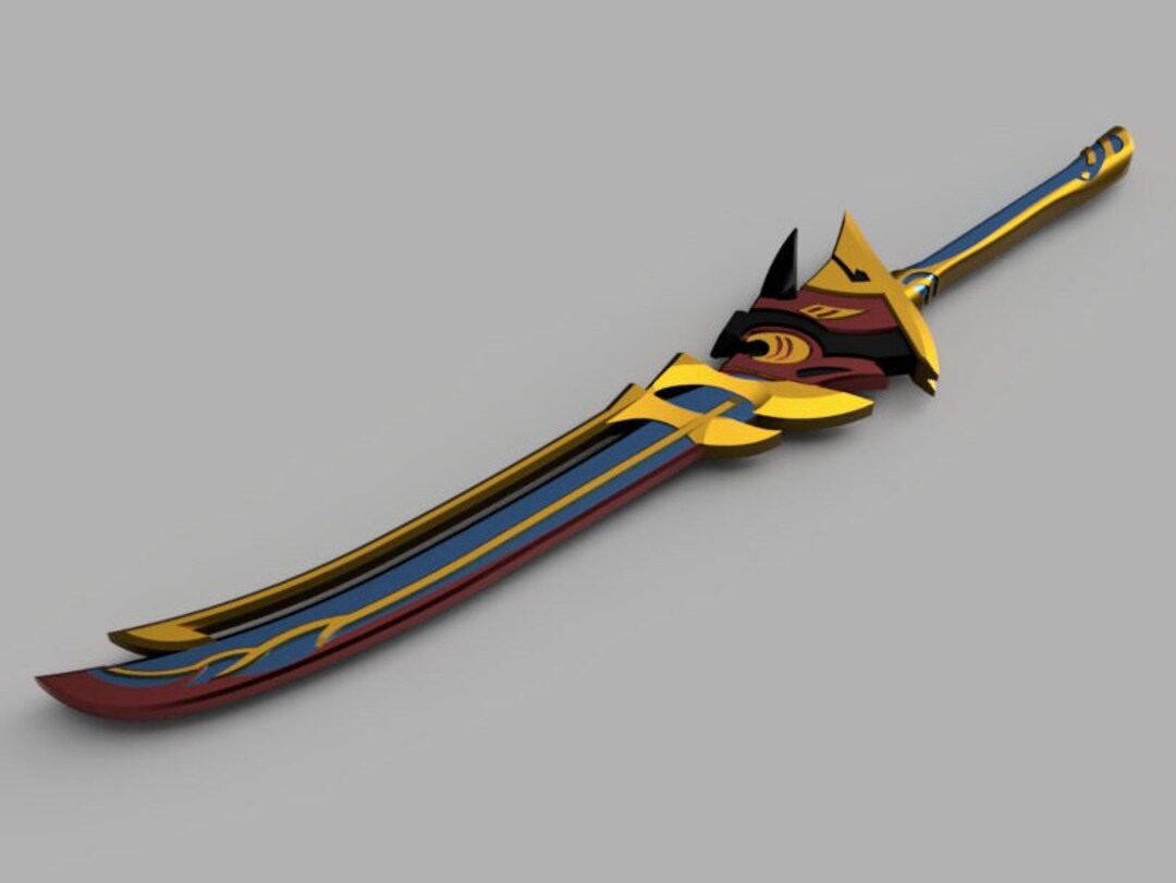 Arataki Itto Sword From Genshin Impact - Etsy Israel