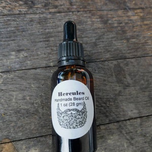 Hercules Beard Oil | Conditioning | Moisturizing | Natural ...