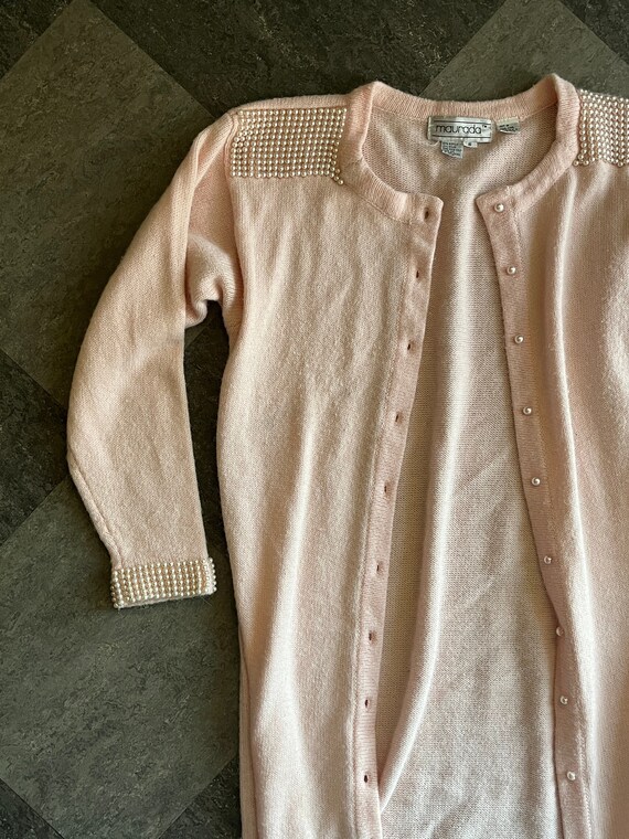 pearl long cardigan - Gem