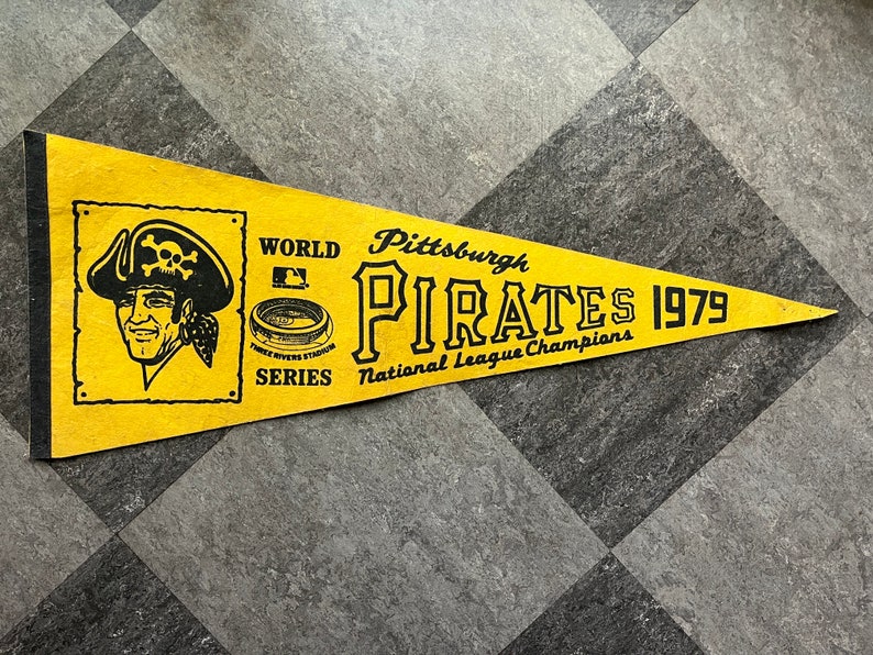Pittsburgh Pirates World Series Baseball Pennant Flag // Vintage 1979 ...