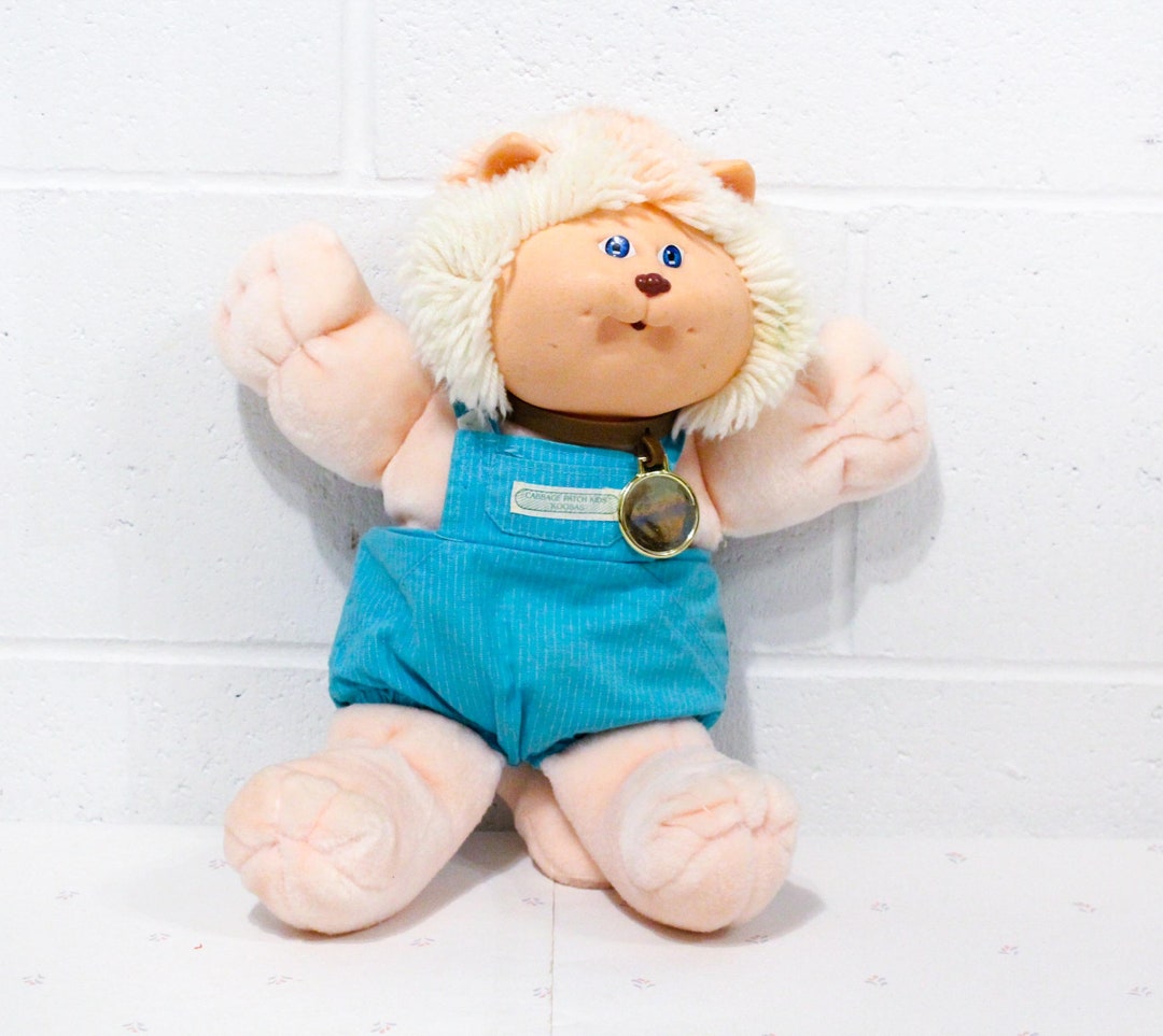 Cabbage Patch Kids Koosa Doll, CPK Stuffed Toy Cat Doll for Kid, 80s ...