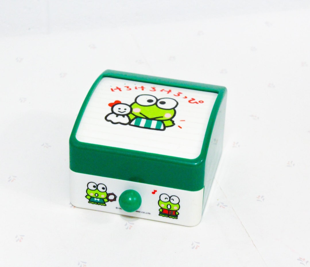 1980s Kero Keroppi Trinket Box, Vintage Sanrio Keroppi Drawer Box for ...
