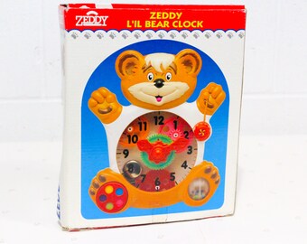 Vintage Toy Clock | Etsy