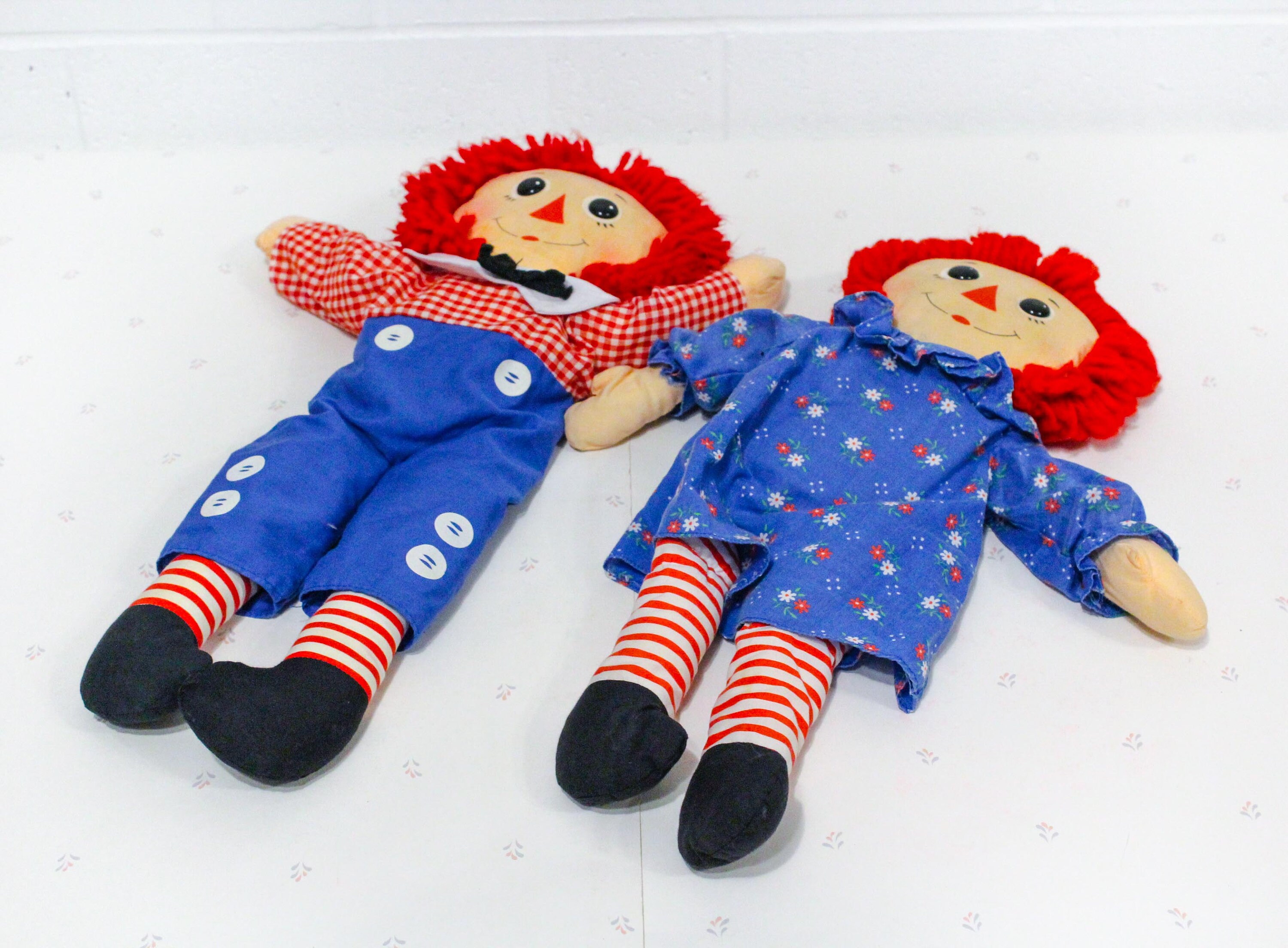Hasbro Raggedy Ann and Andy Rag Dolls for Kids Vintage Doll | Etsy