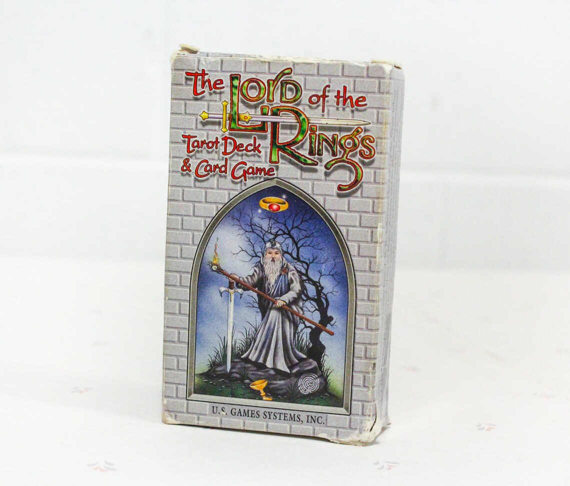 JRR Tolkien Lord of the Rings Tarot Deck Card Game LOTR Tarot | Etsy