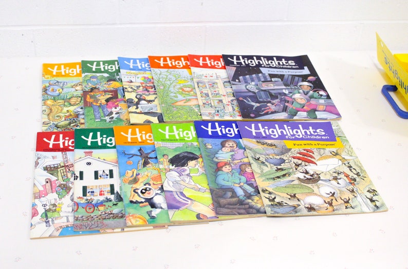 1990s Highlights for Children Magazine Lot, Highlights Magazine Set ...